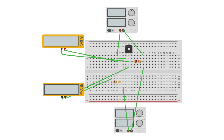 Circuit design Ex-2:Common Collector Characteristics | Tinkercad