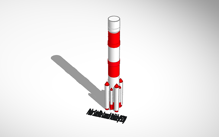 3d Design Polar Satellite Launch Vehicle Pslv 3d Design C 101 Project Tinkercad