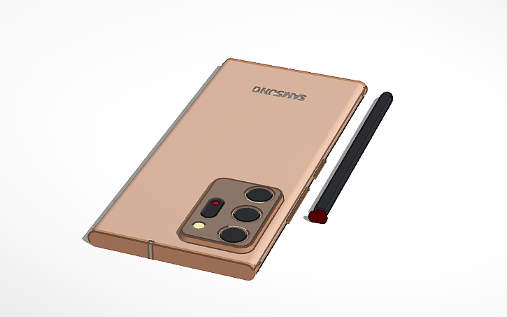 3D design note 20 ultra - Tinkercad
