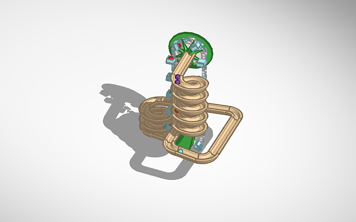 3D design Ball Return with motor - Tinkercad