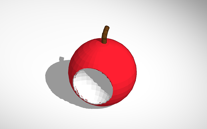 3D design Apple - Tinkercad