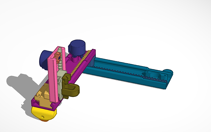 3D design Mini cnc plotter - Tinkercad