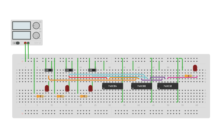 Circuit design Multiplexer 2 to 1 | Tinkercad