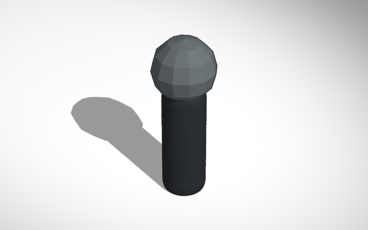 3D design microphone | Tinkercad
