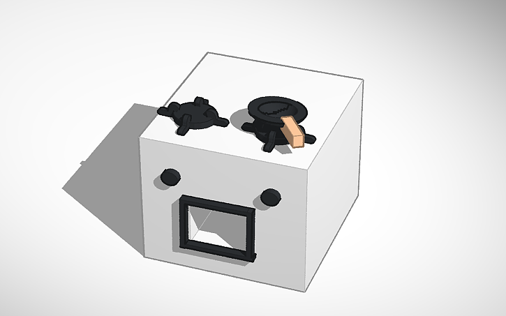 3D design stove - Tinkercad