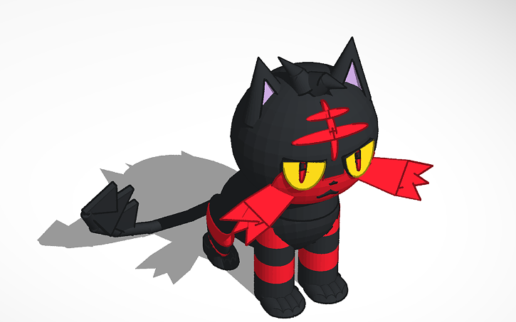3D design litten | Tinkercad