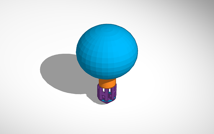 3D design Hot air ballon | Tinkercad