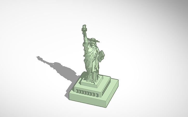 3D design Statue of Liberty - Tinkercad