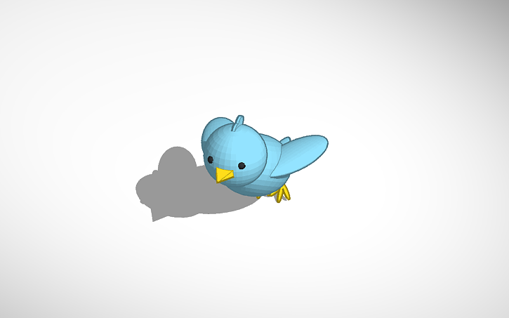 3D design Bird - Tinkercad