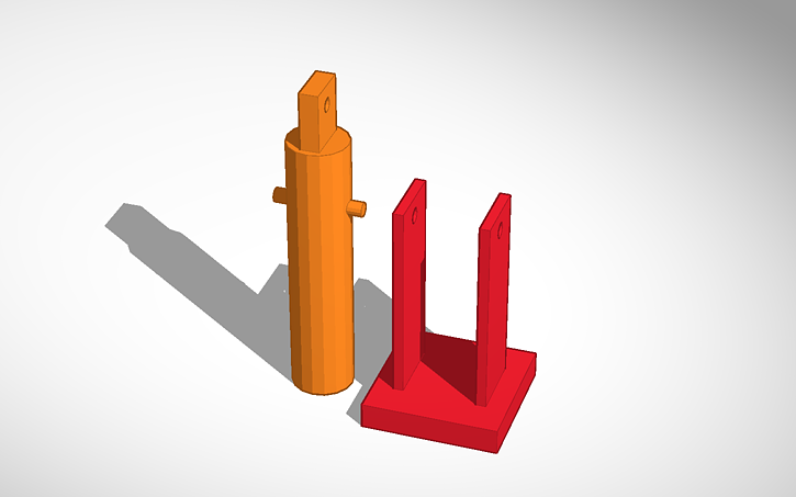 3D design Berimbau stick holder - Tinkercad