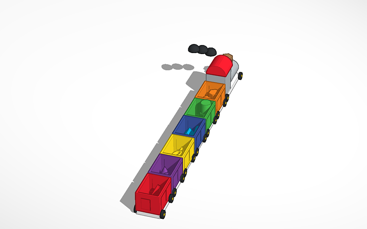 3D design Train - Tinkercad