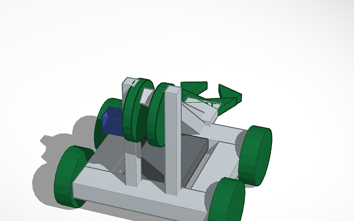 3D design Vex clawbot - Tinkercad