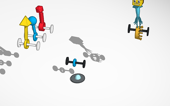 3D design wheel and axle types (sim lab) - Tinkercad