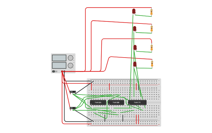 Circuit design CPE 301 Lab 2 | Tinkercad
