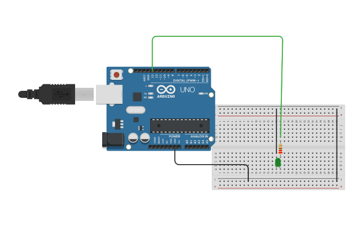 Circuit design Blink LEDs using Variable | Tinkercad