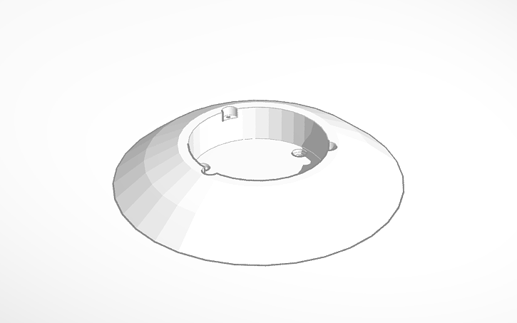 3D design Sensor support - Tinkercad
