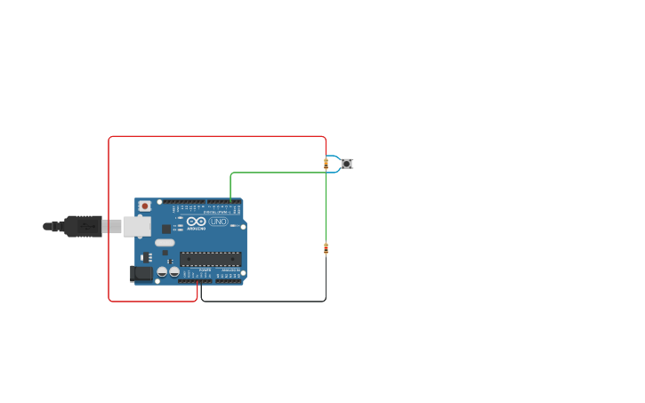 Circuit design Taster (Input digital) | Tinkercad