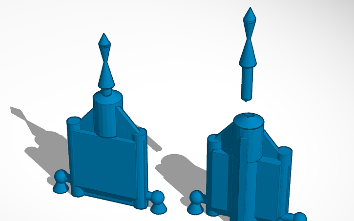 3D design Boba Fett Mandalorian Jetpack With Removable Missile - Tinkercad