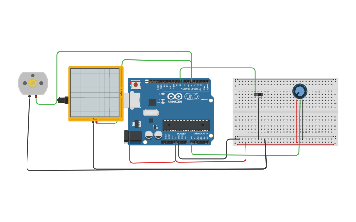 Circuit design Air Conditioner - Tinkercad