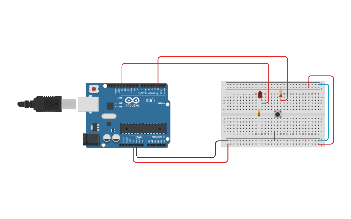 Circuit design TOUCH - Tinkercad