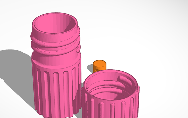 3D design container geocaching - Tinkercad