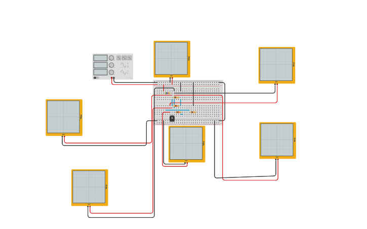 Circuit design MOD3 Percobaan 4 - Tinkercad
