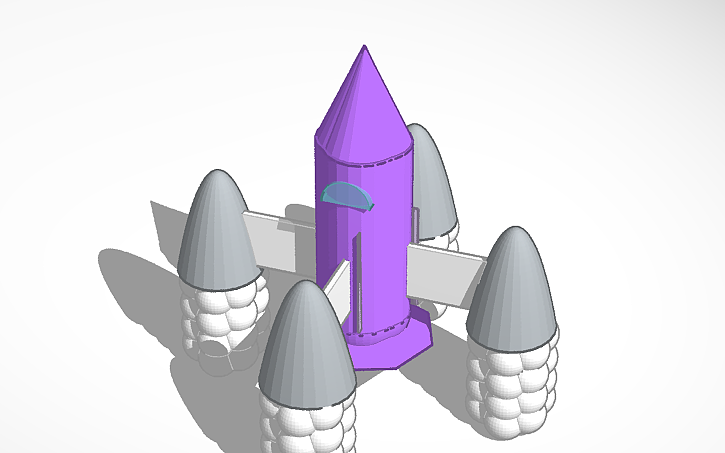 3D design PROYECTO NAVE ESPACIAL | Tinkercad