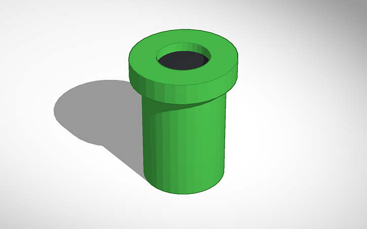 3D design Super Mario Warp Pipe - Tinkercad