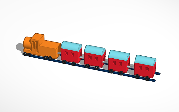 3D design train | Tinkercad