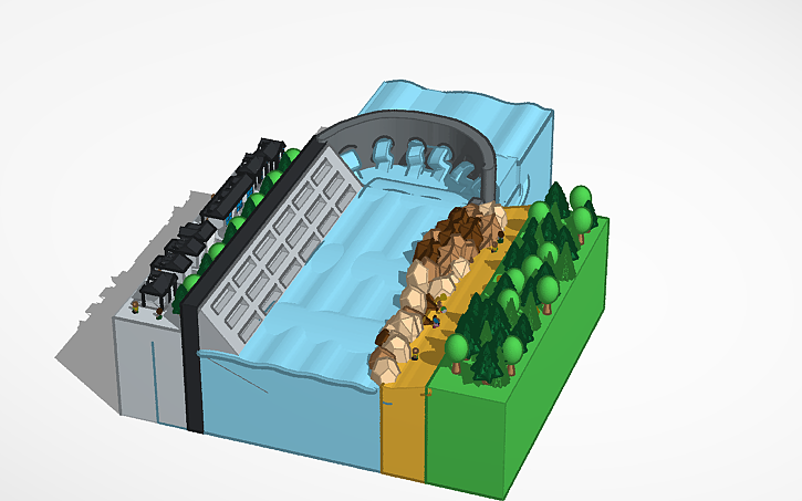 3d Design Shilohs Digital Prototype Of A Flood Solution Tinkercad