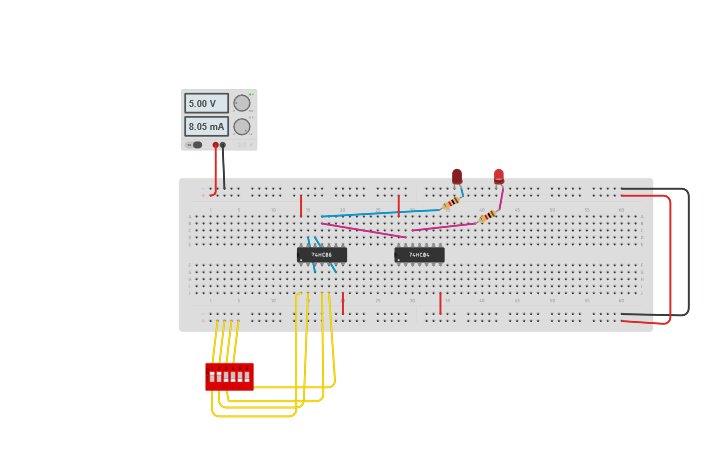 Circuit Design 4 Bit Parity Generator And Checker Tinkercad