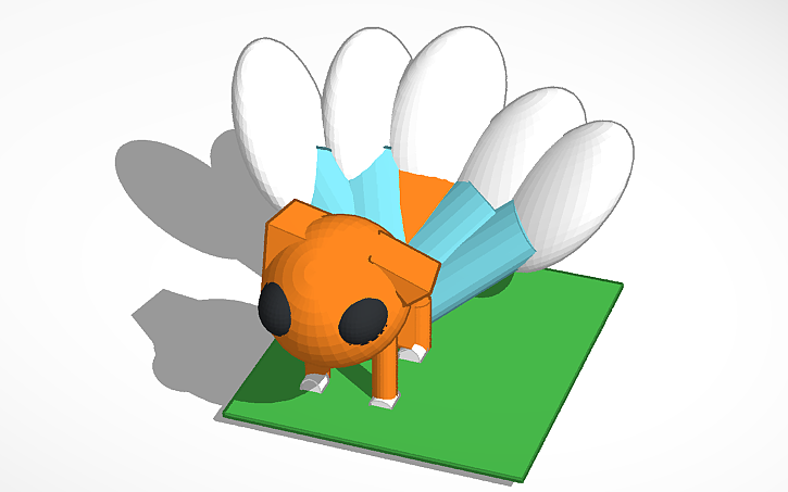 3D design Mia The Fox Princess!! | Tinkercad