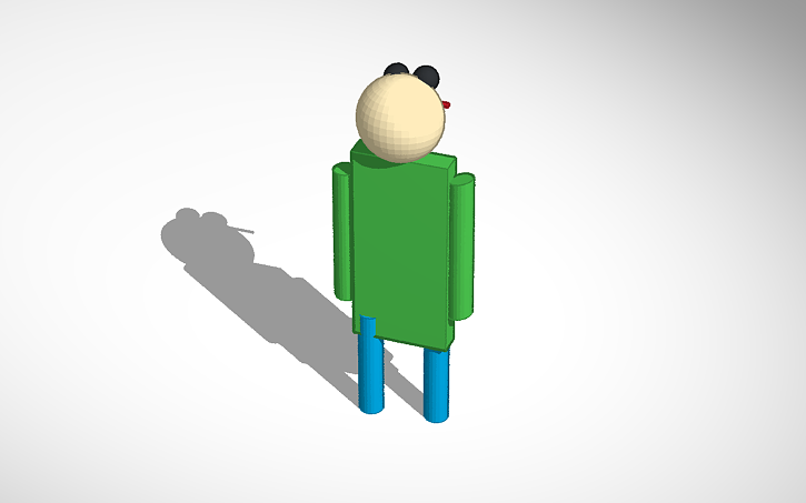 3D design baldi alex - Tinkercad