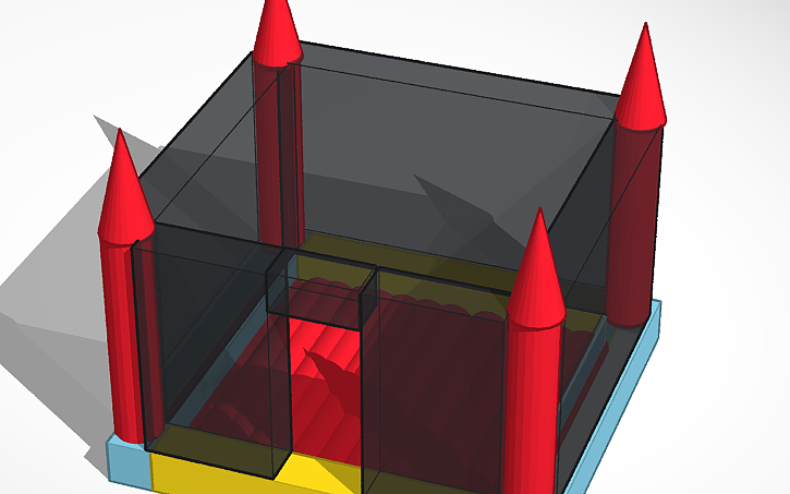 3D design Experimental bouncy castle - Tinkercad