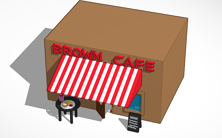 3D design Resturant - Tinkercad