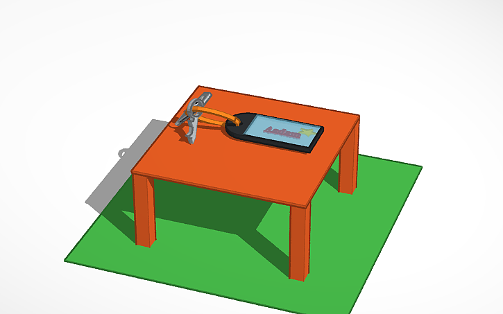 3D design keychain - Tinkercad