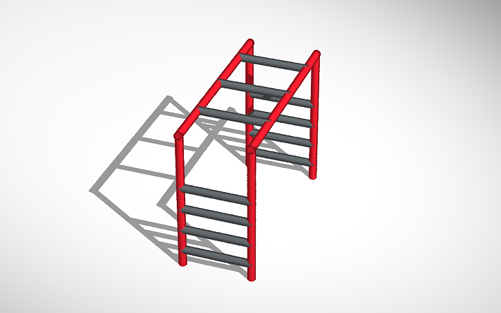 3D design Monkey Bars - Tinkercad