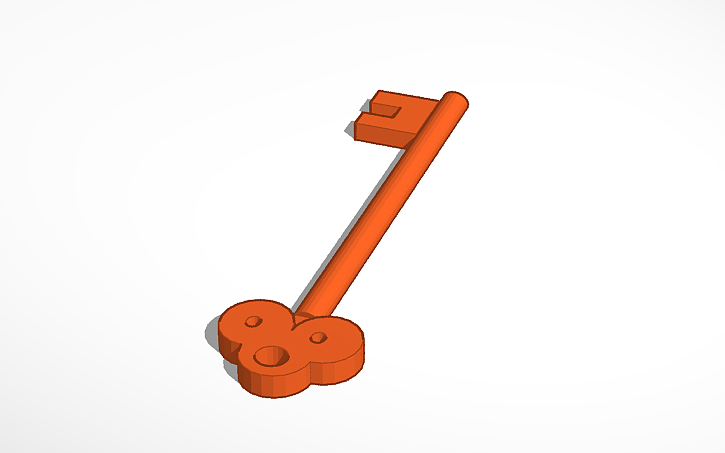 3D design key - Tinkercad