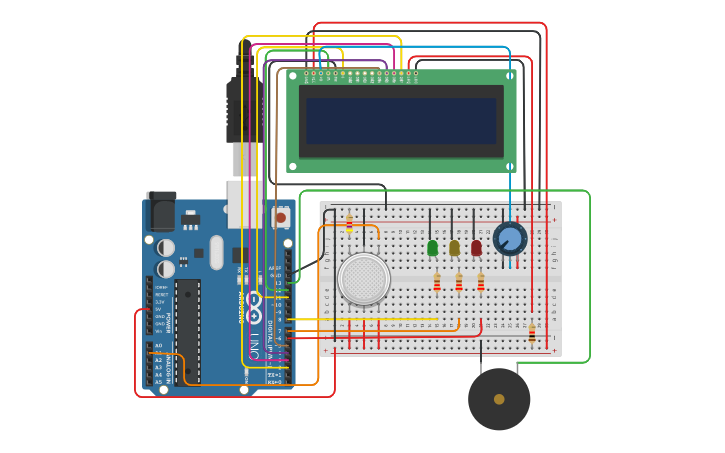 Circuit design Tugas Arduino - Tinkercad Circuit design Tugas Arduino - Tinkercad