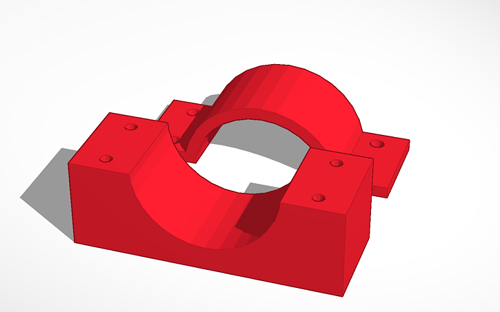 3D design Battery Box Mounting Block - Tinkercad