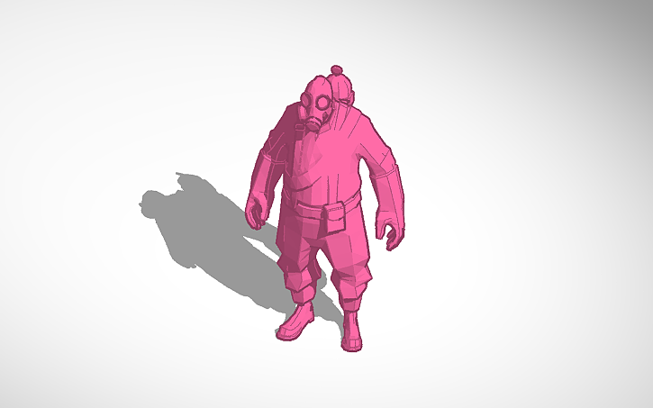 3D design Pyro Tf2 - Tinkercad