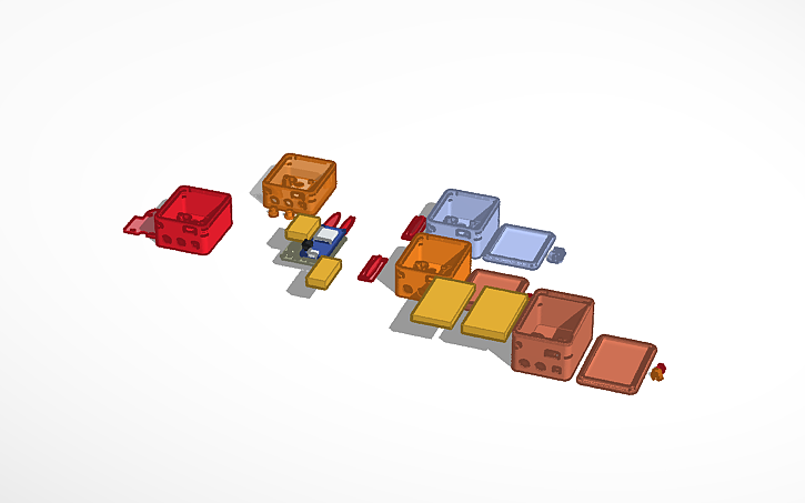 3D design Biodata Wifi Snap Enclosure - Tinkercad