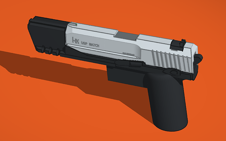 3D design Lego USP match - Tinkercad