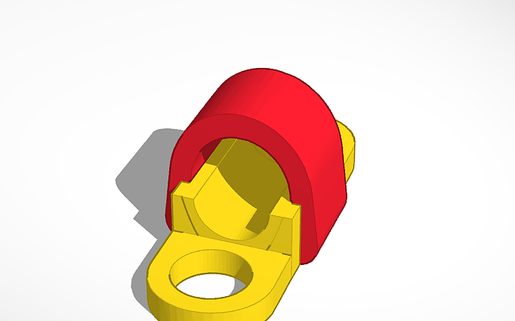 3D design Brake cable clip - Tinkercad