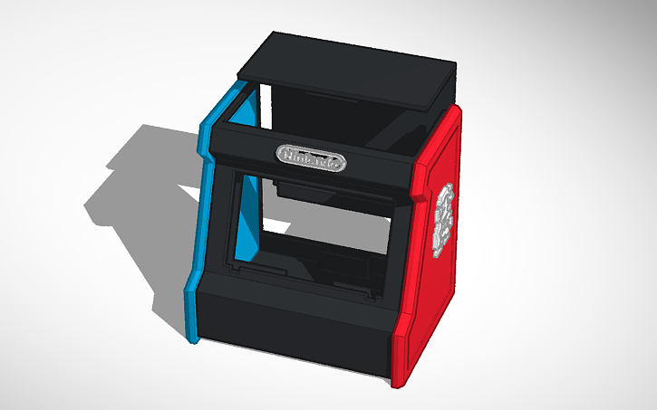 3D design Nintendo switch retro arcade - Tinkercad