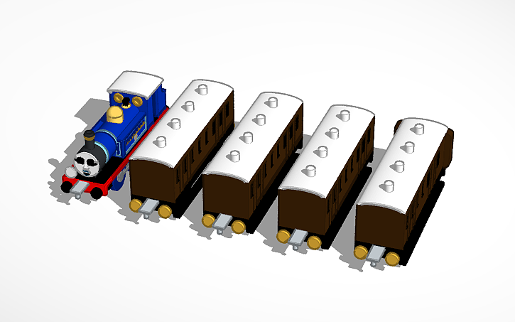 3D design Belle the "Bluebell" Engine | Tinkercad