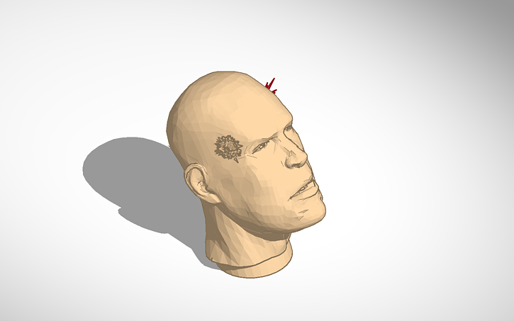 3D design Headshot | Tinkercad