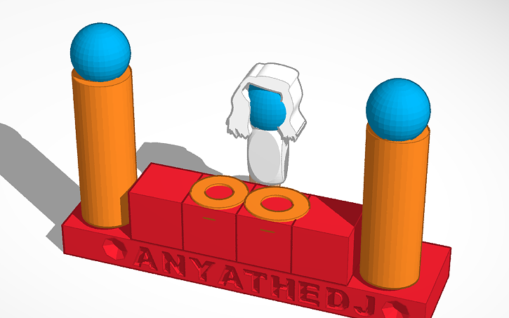 3D design The DJ zone | Tinkercad