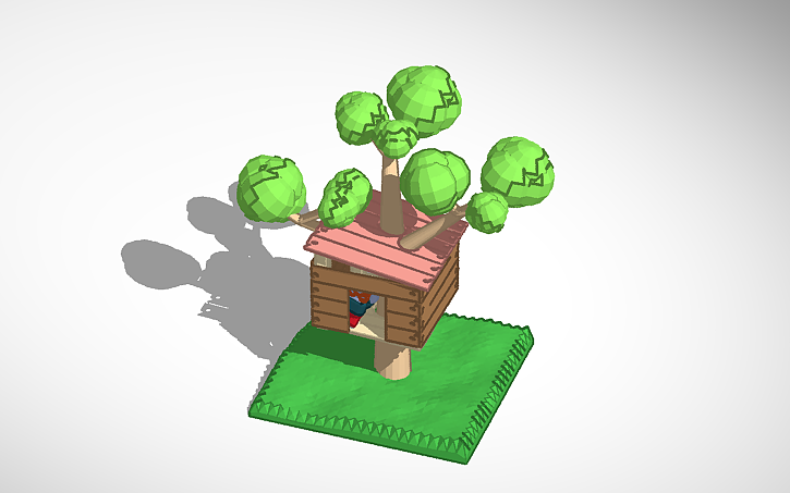 3D design Tree House - Tinkercad