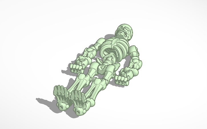 3D design Savage skeleton | Tinkercad